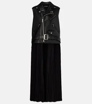 Junya Watanabe Jersey Maxi Dress - Black
