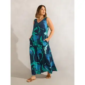 Live Unlimited V Neck Day Dresses