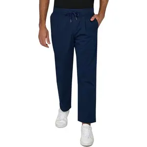 BROOKLYN BRIGADE Solid Drawstring Pants Navy