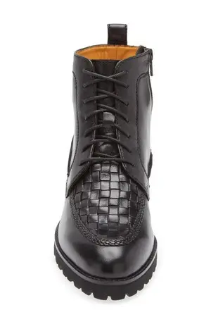 Robert Zur Bryn Leather Lace-up Boots - Black