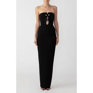 SAU LEE Imani Strapless Gown