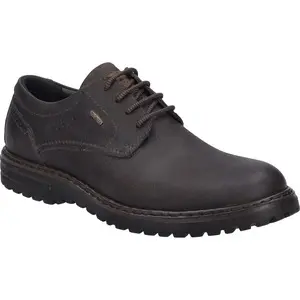 Josef Seibel Waterproof Leather Derby - Moro