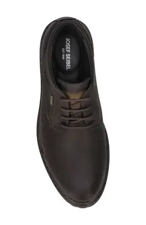 Josef Seibel Waterproof Leather Derby - Moro
