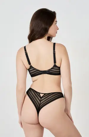 ETAM Aura N°9 Underwire Balconette Bra - Black