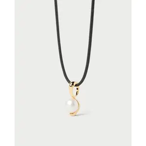 PDPAOLA La Perla Essential Pendant Necklace - Brass
