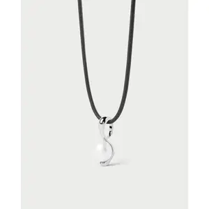 PDPAOLA La Perla Essential Pendant Necklace - Onyx