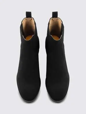 DOUCAL'S Suede Chelsea Boots - Black