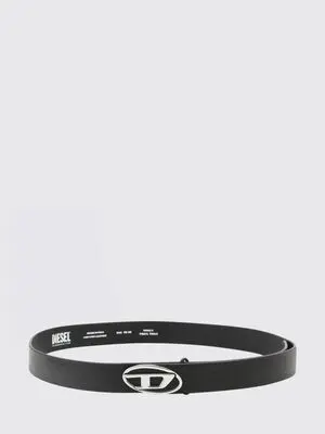 DIESEL® B-1dr-layer Leather Belt - Black