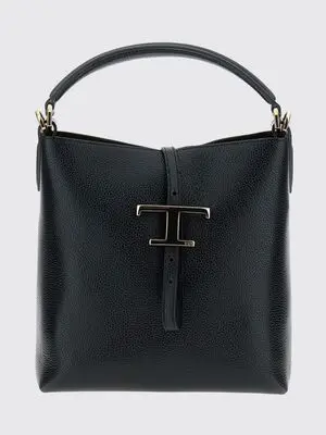 TOD'S Tod's Leather Shoulder Bag Black