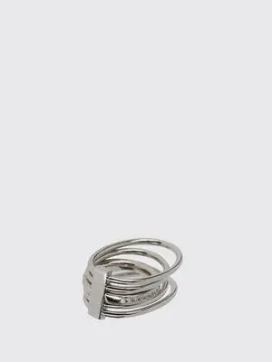 PANCONESI Stacked Ring With Pave Detail - Silver