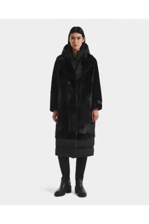 Rudsak Siena Faux Fur Coat - Black