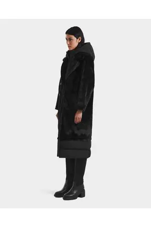 Rudsak Siena Faux Fur Coat - Black