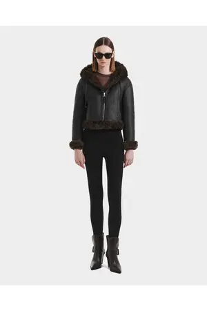 Rudsak Norah Reversible Shearling And Leather Jacket