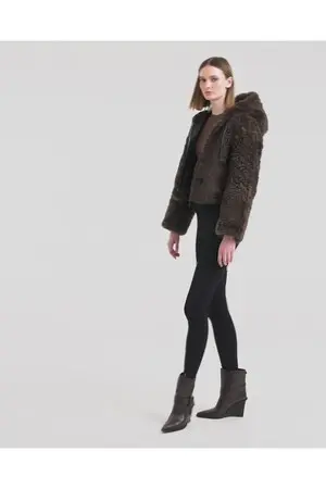 Rudsak Norah Reversible Shearling And Leather Jacket