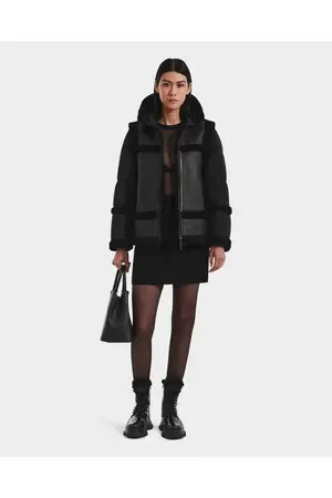 Rudsak Shearling And Puffer Combo Jacket