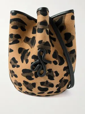 Ruslan Baginskiy Convertible Leopard-print Wool-felt Shoulder Bag - Animal Print