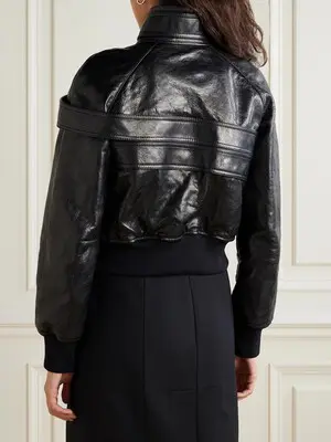 Alexander McQueen Buckled Leather Biker Jacket