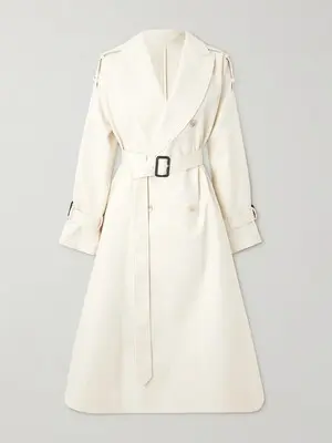 Givenchy Belted Double-breasted Cotton-twill Trench Coat