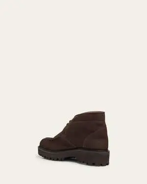 John Lobb Field Nubuck Leather Chukka Boots - Bruinn