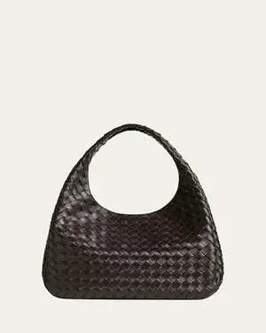 Bottega Veneta Campana Large Leather Shoulder Bag - Fondant