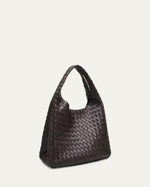 Bottega Veneta Campana Large Leather Shoulder Bag - Fondant