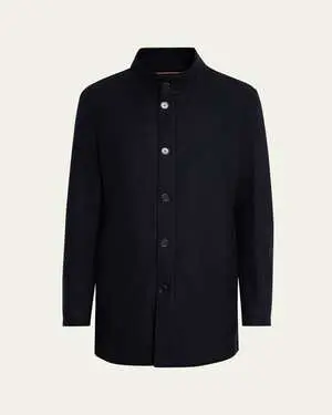 MANDELLI Cashmere Jersey Car Coat