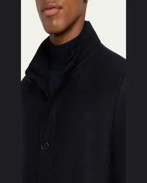 MANDELLI Cashmere Jersey Car Coat