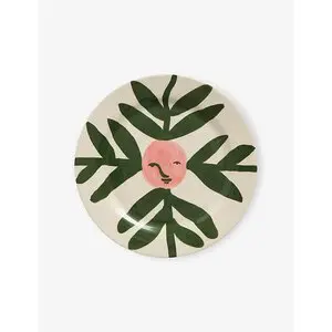 HAY La Pittura Ceramic Plate 24cm - Blush Face Vine