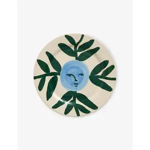 HAY La Pittura Ceramic Plate - Moon Face Vine