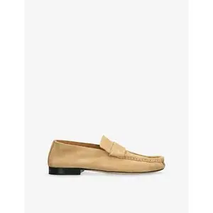 THE ROW Suede Moccasins