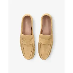 THE ROW Suede Moccasins