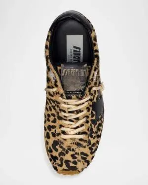 GOLDEN GOOSE Marathon Speed Low-top Sneakers - Leopard