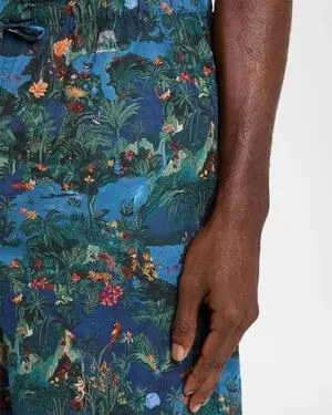 Derek Rose Cotton Batiste Lounge Shorts - Multi-coloured