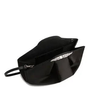 GIUSEPPE ZANOTTI Silk Clutch Bag - Black