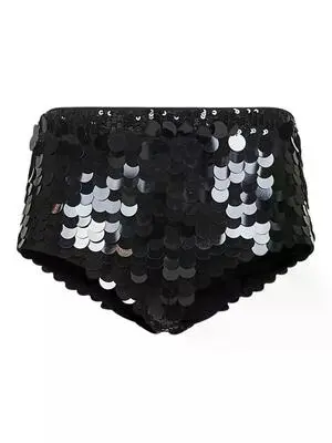 P.a.r.o.s.h Sequin-embellished Shorts - Black