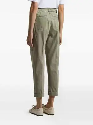 Peserico Pleated Elastic-waist Trousers