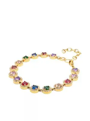 NIALAYA JEWELRY Gemstone Link Bracelet - Gold