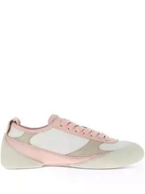 Alexander McQueen Flexion Panelled Lace-up Trainers - White