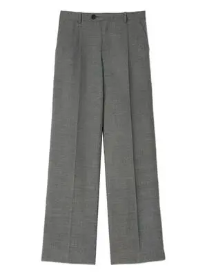 Sandro Pleated Wide-leg Trousers