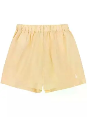 SPORTY & RICH Src Elasticated-waist Cotton Shorts
