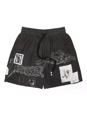 DOMREBEL Graphic-print Shorts