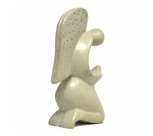 GLOBAL CRAFTS Praying Angel Soapstone Sculpture