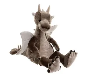 CHARLIE BEARS Clubs 11' Plush Dragon With Club Shaped Tail - One-color