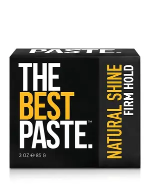 THE BEST PASTE Natural Shine Firm Hold Hair Styling Paste 3 Oz - No Color