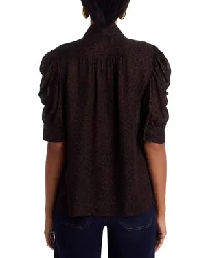 FRAME The Gillian Silk Top