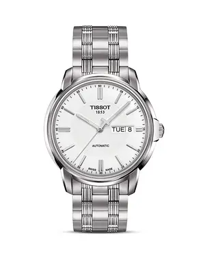 TISSOT Automatic Iii 39mm Watch - White/silver