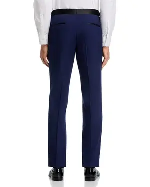 BOSS Slim Fit Tuxedo Pants - Bright Blue
