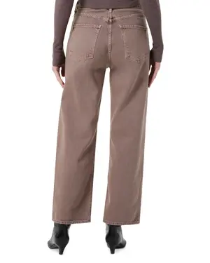 AGOLDE Ren High Rise Wide Leg Ankle Jeans