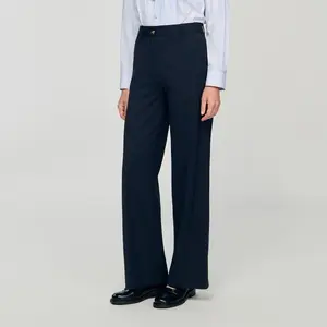 Sandro Striped Straight-leg Trousers