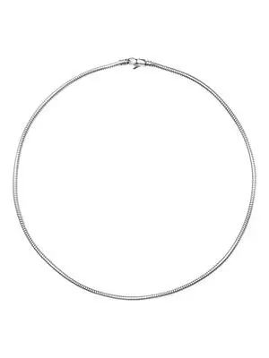Tom Wood Snake Chain Necklace - Grey